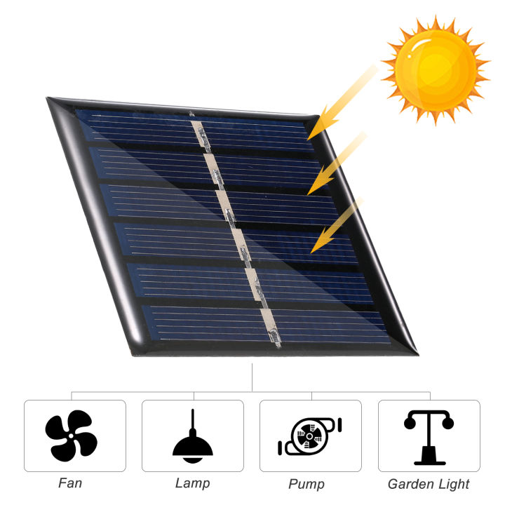 0.3W 3V Mini Solar Panel Polycrystalline Silicon Small Solar Cell DIY ...