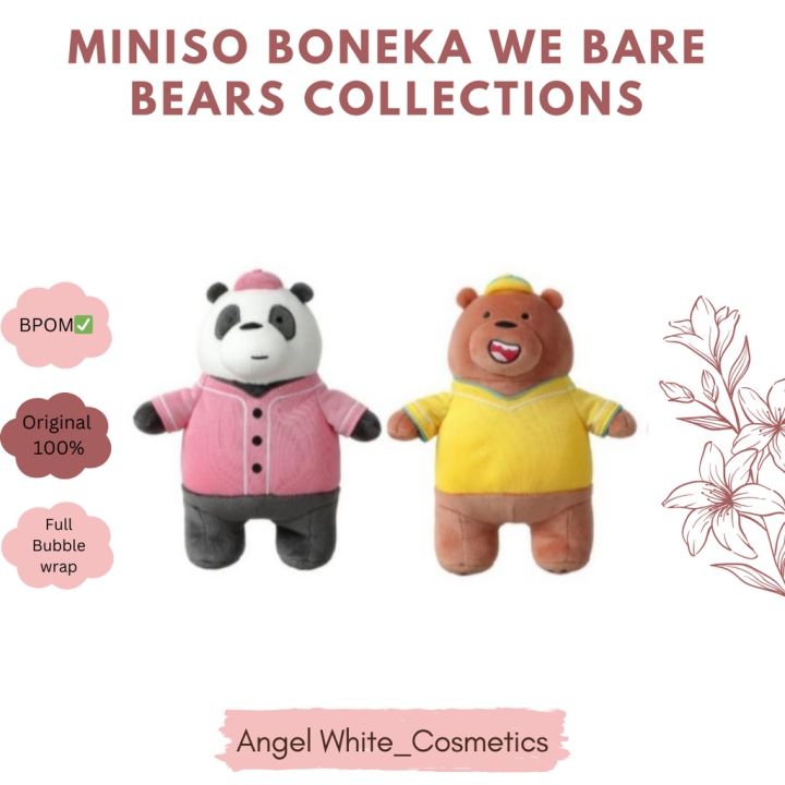 MINISO BONEKA WE BARE BEARS COLLECTIONS | Lazada Indonesia