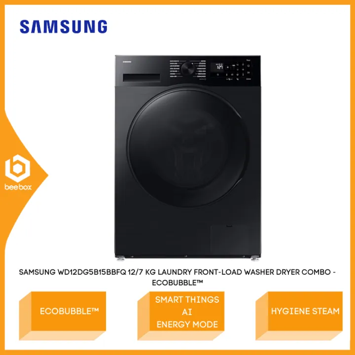Samsung 12Kg + 7Kg Front Load Washer Dryer Ecobubble™ SmartThings ...