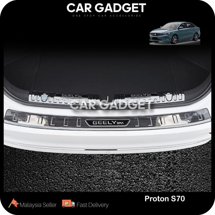 Proton S70 Rear Bumper Protector Guard Trim Tailgate Scuff Plate ...