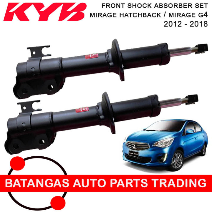 KYB FRONT Shock Absorber (SET) For Mitsubishi Mirage Hatchback / Mirage G4 2012-2021 | Lazada PH