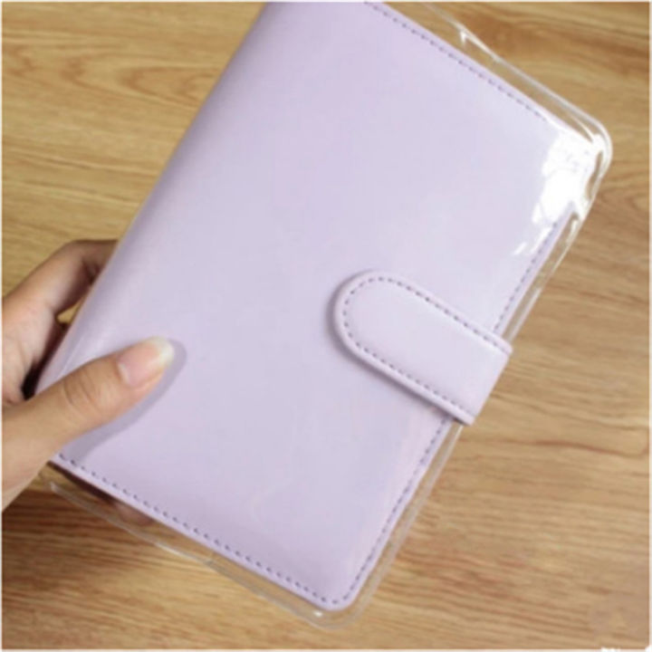 A5/A6 Clear PVC Notebook Cover for Macaron Notebook Binder Jacket ...