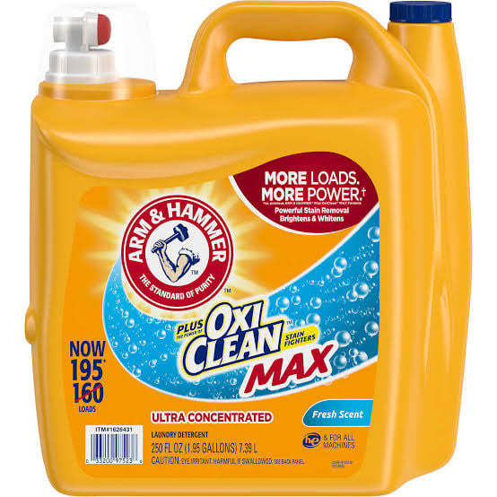 Arm & Hammer Plus Oxi Clean Stain Fighters Max Fresh Scent Liquid ...