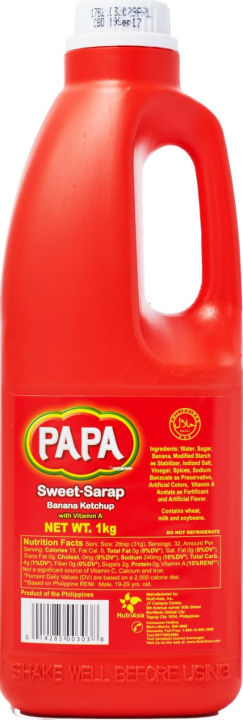 Papa Sweet-Sarap Banana Ketchup 1kg | Lazada PH