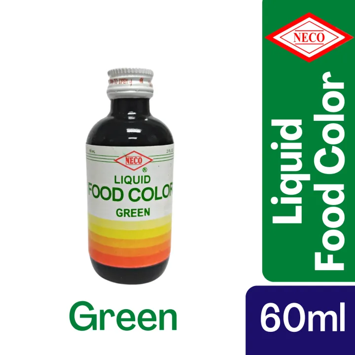 Green NECO Liquid Food Color 60ML | Lazada PH