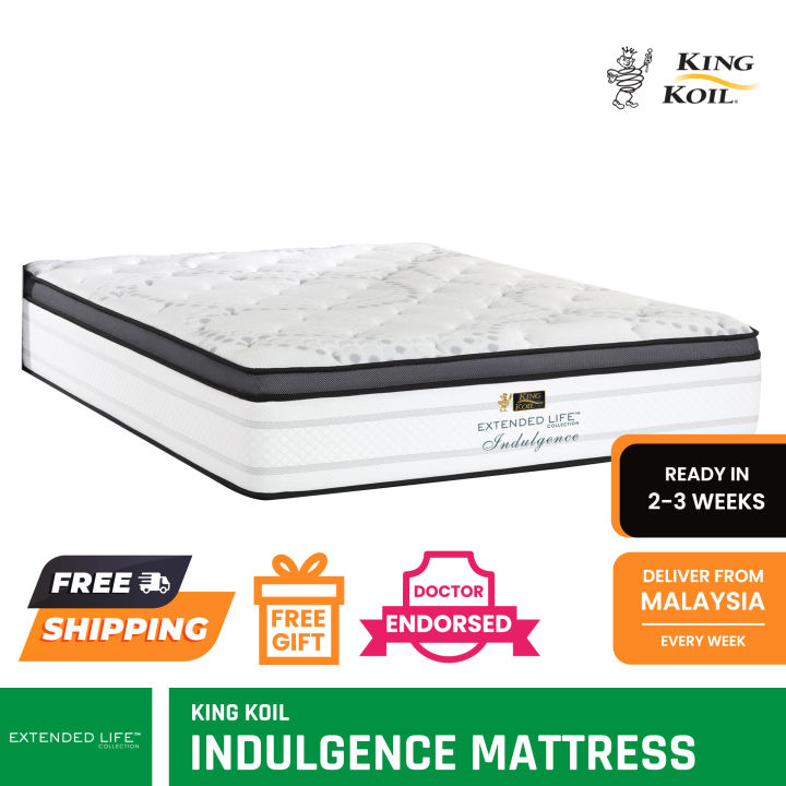 King Koil INDULGENCE Mattress, Extended Life Collection, Available ...