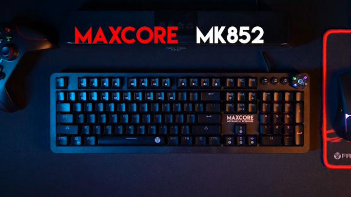 [Fantech Singapore] MAX CORE MK852 Mechanical Keyboard / 104 Keys / 20 ...