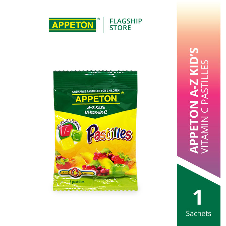 APPETON A-Z KID'S Vitamin C Pastilles - ( 1x Sachet ) Chewable Vitamin ...