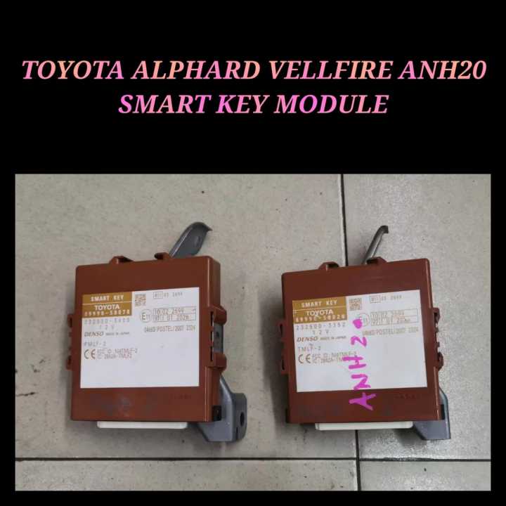 🇯🇵🇯🇵 Smart Key Module Toyota Alphard Vellfire ANH20 2008 - 2015 Smart ...
