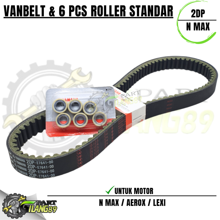 Vanbelt nmax + roller set nmax,aerox,lexi 2dp / PAKETAN VANBELT ONLY ...