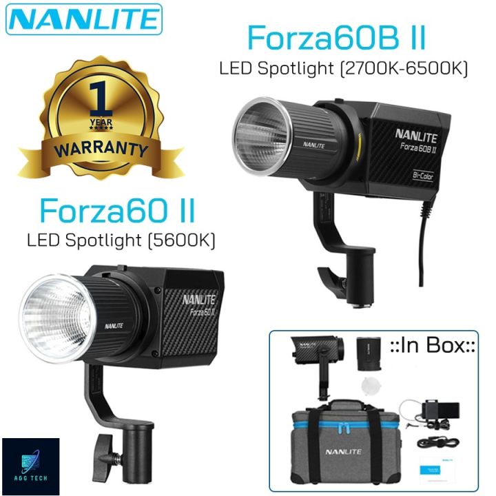 Nanlite Forza 60B II / 60 II LED Spotlight ไฟสตูดิโอ ประกัน 1 ปี มี ...