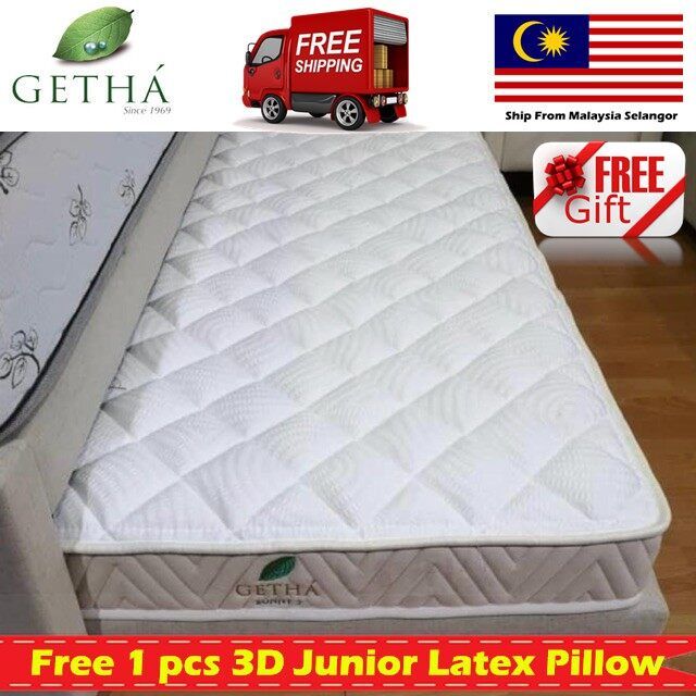 ☟☀GETHA ANTHORIZEDGETHA SUNNY 5 SINGLE SUPER SINGLE MATTRESS 100 FULL ...