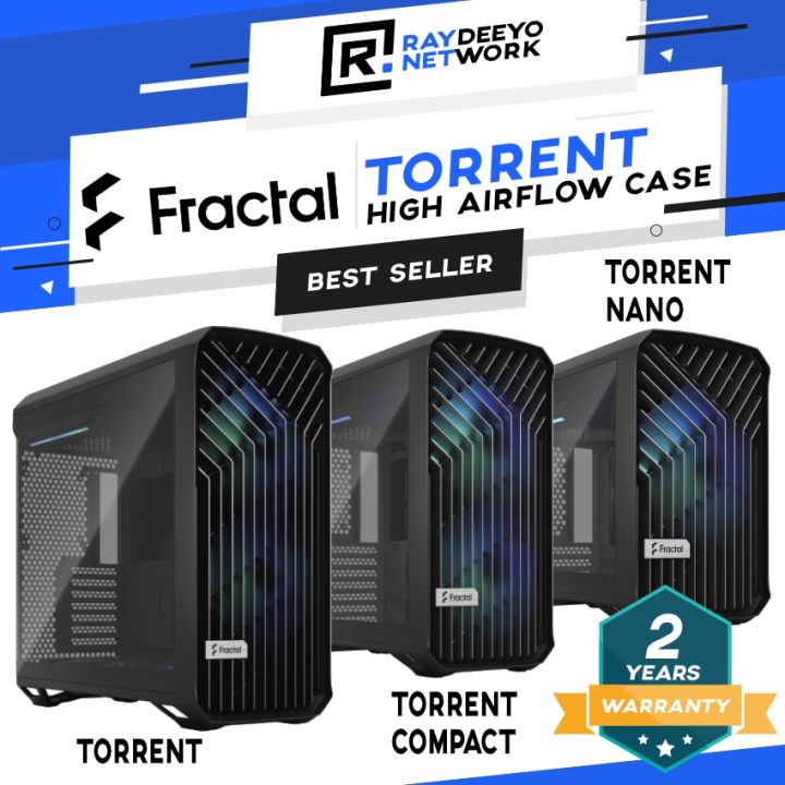 Fractal Design Torrent Compact/Nano Gaming Case [Top-Tier Airflow ...