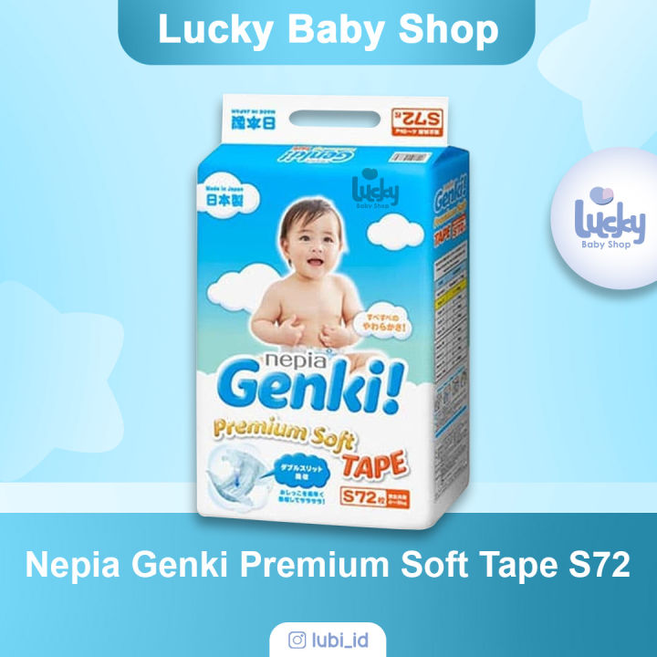 NEPIA GENKI DIAPERS S 72 | Lazada Indonesia