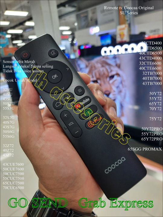 Remote tv coocaa smart tv android tv google tv Original SU Series ori ...
