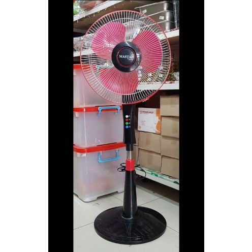 KIPAS Trisonic Stand Fan Kipas Angin Berdiri 16 Inch 1601A Hitam ...