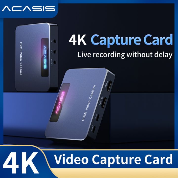 ACASIS HDMI Capture Card 4K Input 1080p 240Hz Output USB 3.0 Audio ...