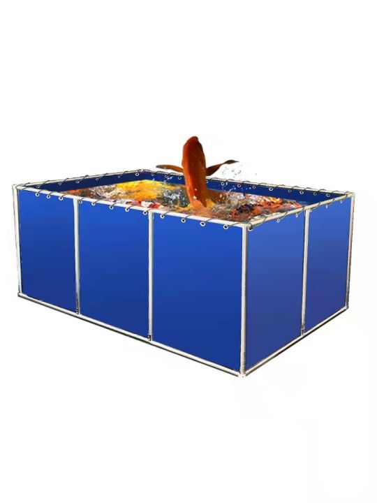 Outdoor canvas fish pond swimming pool home breeding pond thickened ...