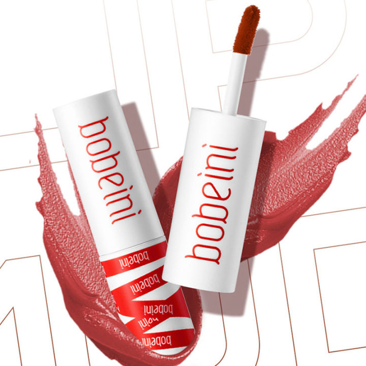 bobeini ลิปโคลน ลิปสติก เนื้อแมตต์ ใช้ได้ทั้งปากและแก้ม lipsticks ติดทน ...