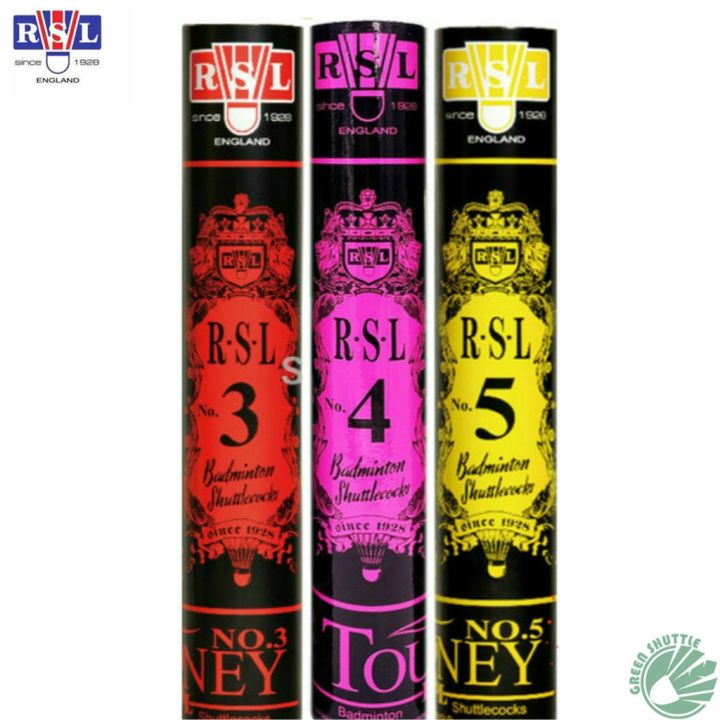 Spot RSL 3 / 4 / 5 / 6 / 7 Tourney Shuttlecocks Badminton Duck Feather ...