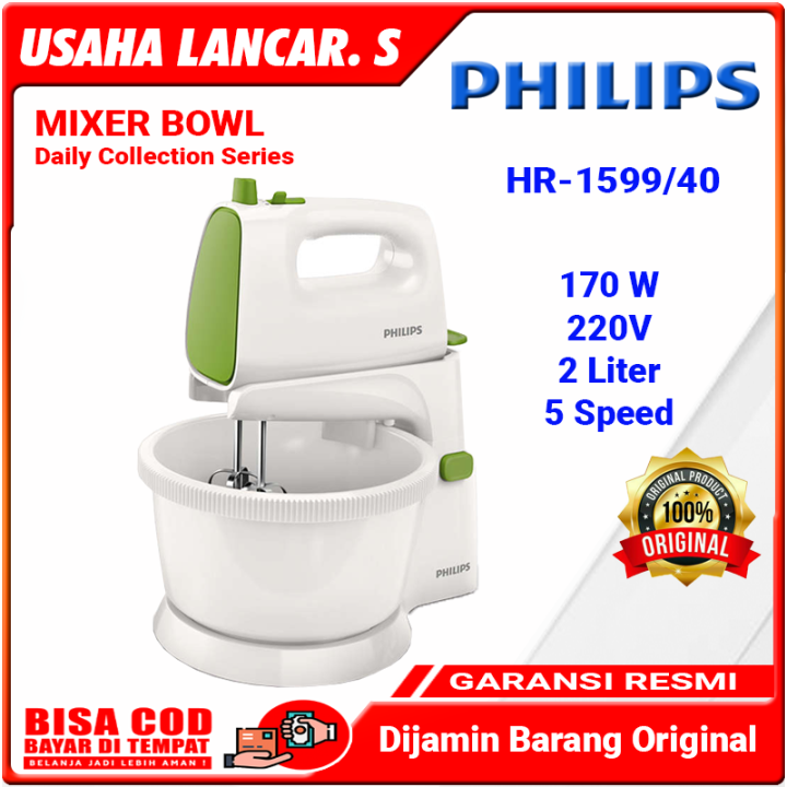 [COD] Philips HR1559/40 Mixer Bowl 2 Liter / Pengocok dan Pengaduk ...