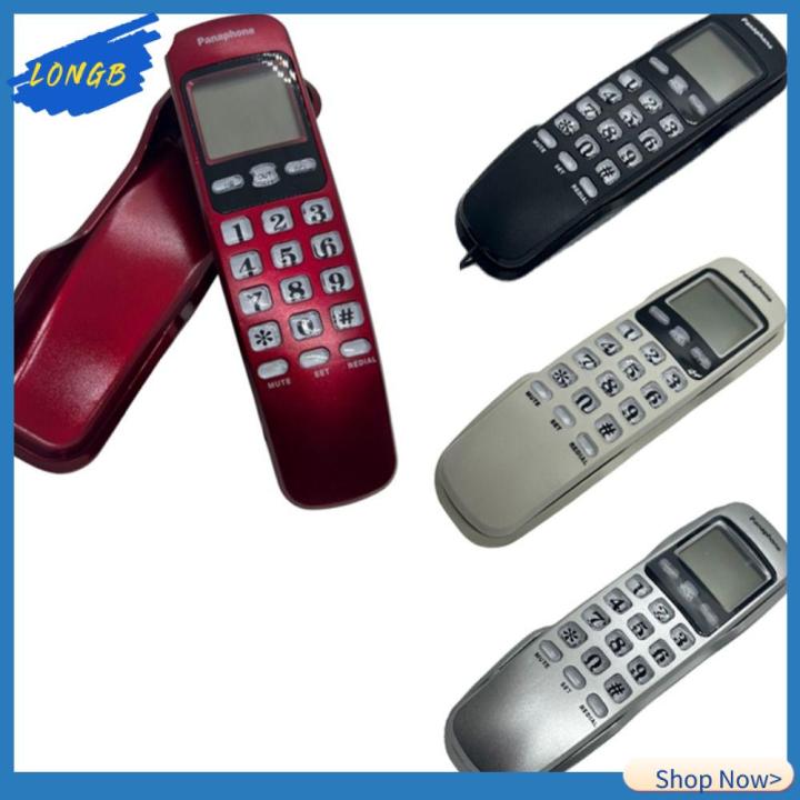 LONGB Wall Mounted Corded Telephone Compact Desktop House Phones ...