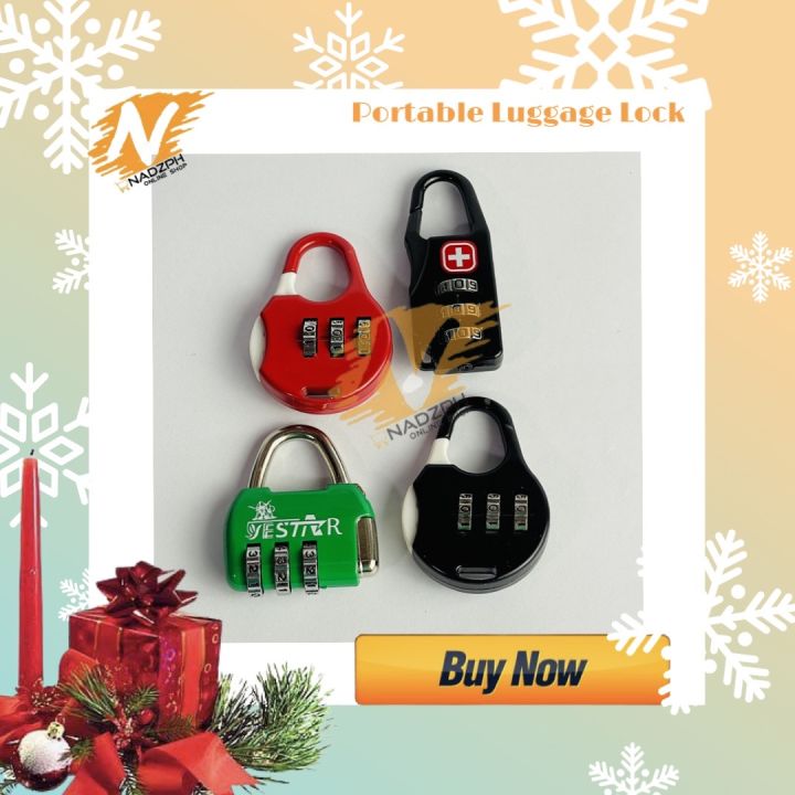 Luggage Lock Combination Anti-Theft Bag Luggage Lock Protection | Lazada PH