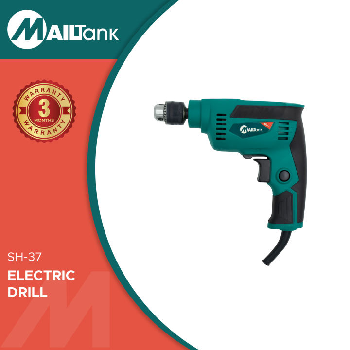 MAILTANK (SH-37) Electric Drill 6.5mm Home Hand Drill Multi-function ...