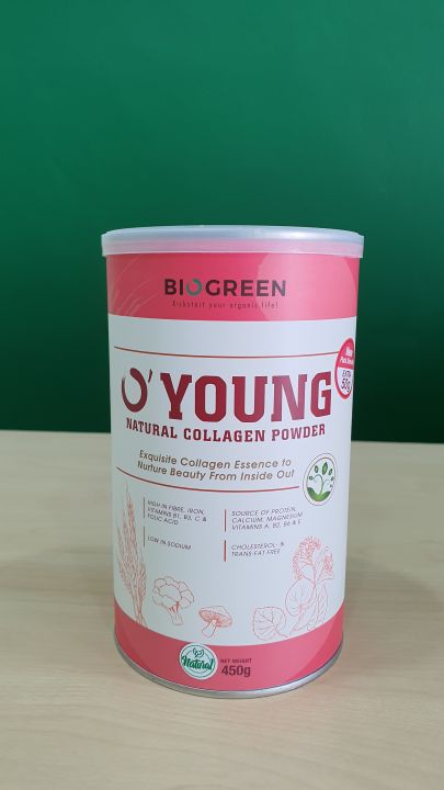 Biogreen O'Young Natural Collagen Powder (450g) | Lazada
