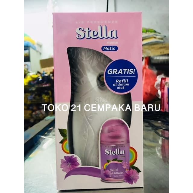 Stella Matic Spray ALAT + REFILL YANG BIASA 1 BOX | Pengharum Ruangan ...