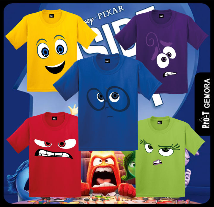【Ready Stock】Inside Out Pixar (Joy/Sadness/Anger/Disgust/Fear) Cartoon ...