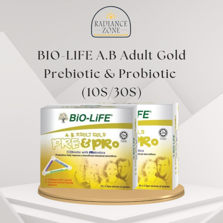 BiO-LiFE A.B. Adult Gold Pre & Pro 2.5gm (10 sachets / 30 sachets ...