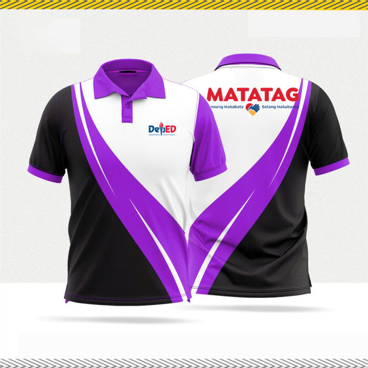 FULL SUBLIMATION DEPED MATATAG POLO SHIRT UNIFORM POLO-SHIRT FOR WOMEN ...