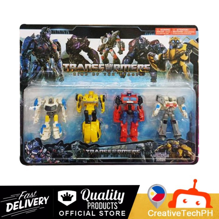 4 in 1 Transformr Robot Action Figures Toys for Kids | Lazada PH