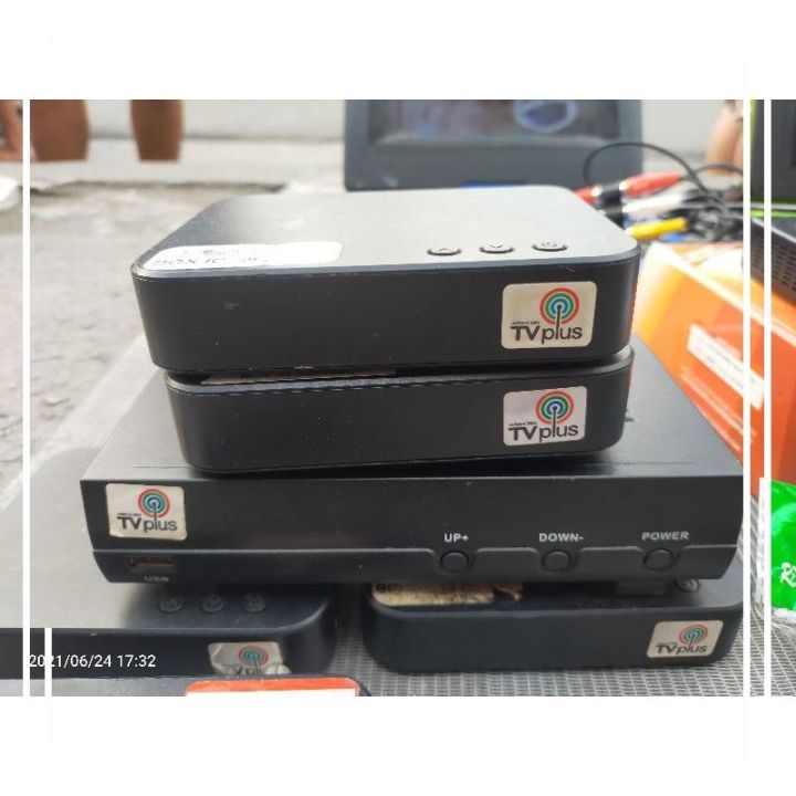 abs cbn tv plus tvplus / GMA AFFORDABOX av cable remote antenna black ...