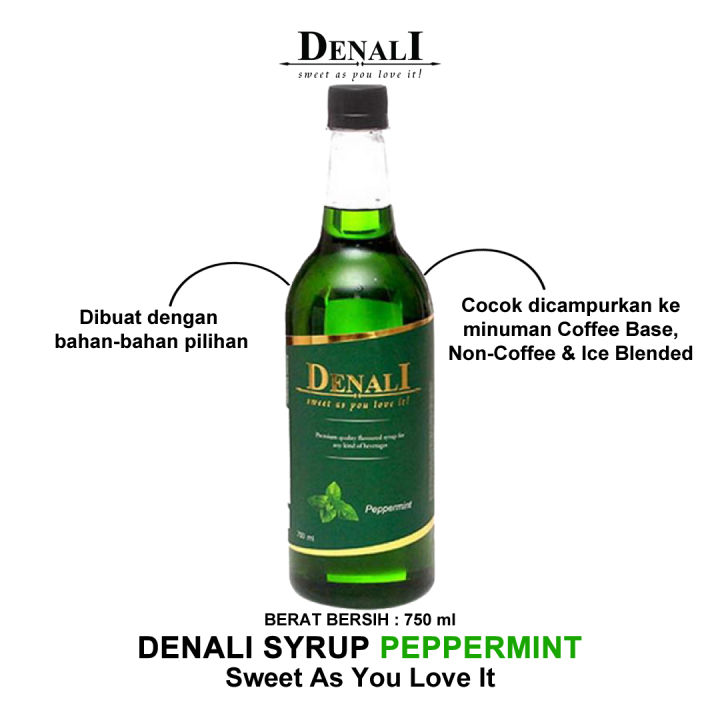 Denali Gourmet Syrup Sirup Denali Rasa Peppermint | Lazada Indonesia