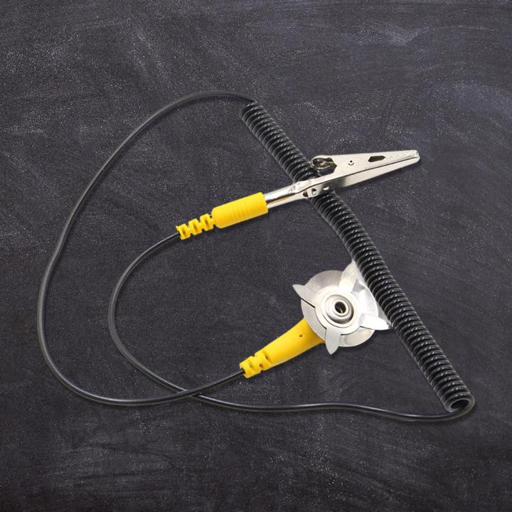 SunniMix Anti Static Grounding Cable Discharge Band 1.8M with ...