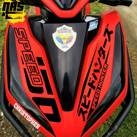 HONDA CLICK 125i & 150i Speed Hunter Japanese Text Front Fairings ...