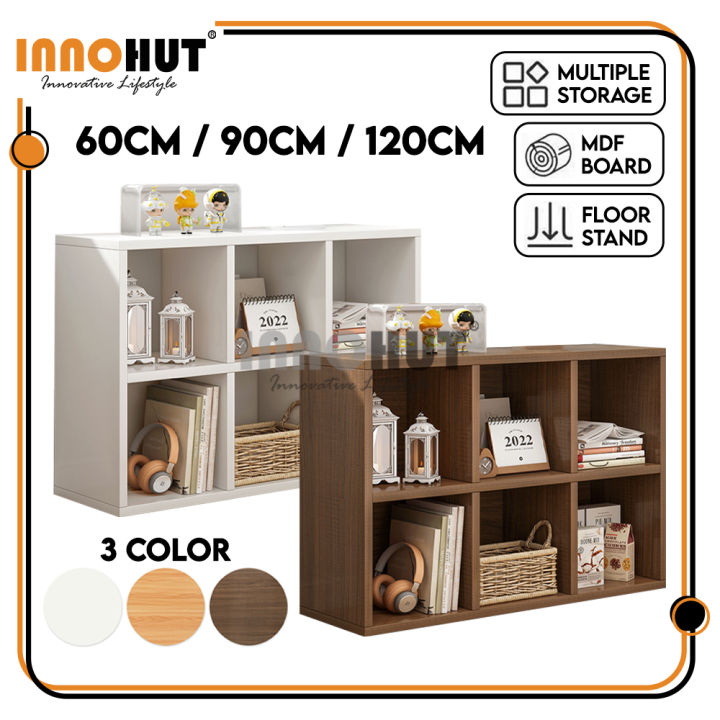 Innohut Cube Storage Cabinet Almari Kotak Bookshelf Wood Shelf Rak Kayu ...