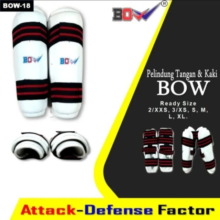 PELINDUNG TANGAN KAKI ARM SHIN PROTECTOR HAND DEKKER BOW TAEKWONDO ...