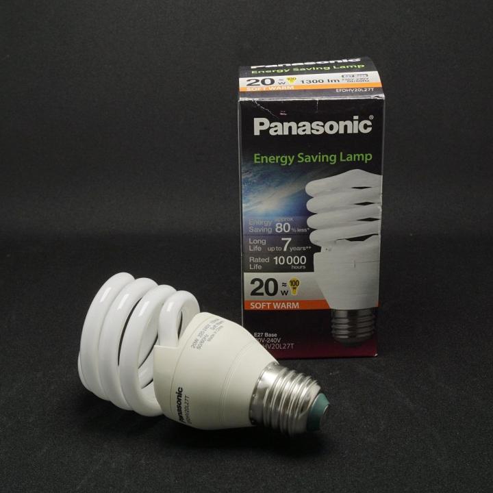 หลอด SL 20W E27 แสงวอมไวท์ Panasonic | Lazada.co.th