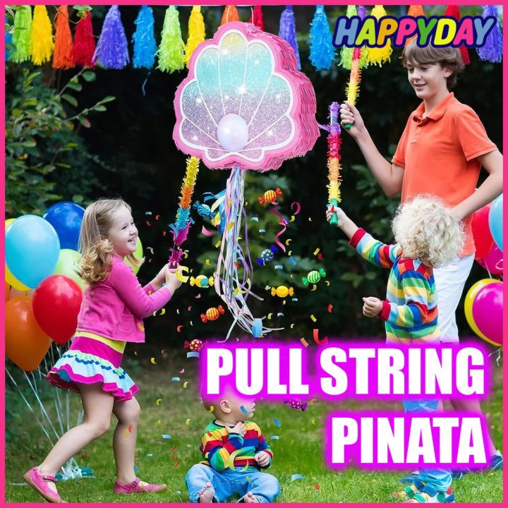 Pinata Pull String Candy Box Hula Game Party Decoration Pinata 1304xx ...
