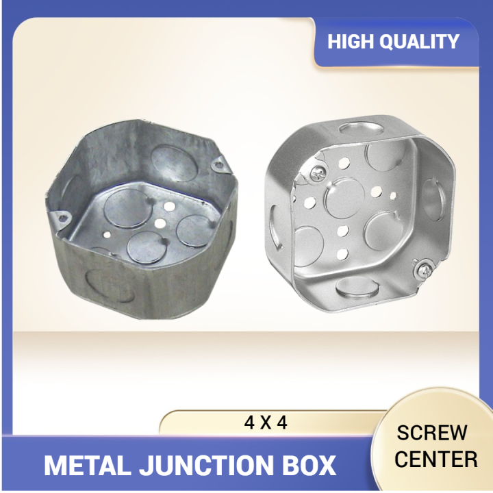 Metal Utility Box (4X2)/ Metal Junction Box (4X4) | Lazada PH