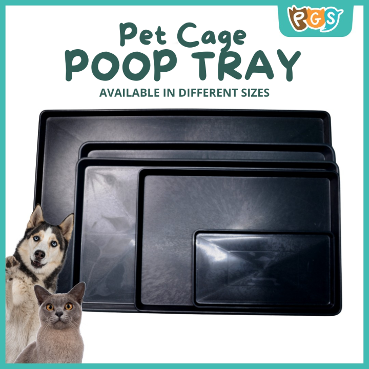 Petcher Plastic Poop Tray for Pet Cage Dog Cage Disinfectant Plastic ...