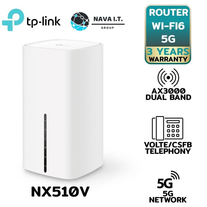 TP-LINK NX510V New 5G AX3000 WI-FI6 TELEPHONY ROUTER ตั้งค่าง่าย เพียง ...