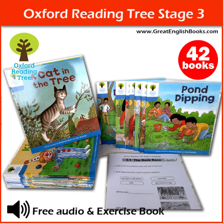 (In Stock) ใหม่ล่าสุด Oxford Reading Tree stage 3 จำนวน 42 Books ...