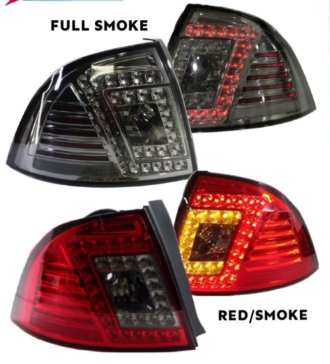 proton saga blm tail lamp led light bar red/smk / full smoke colour ...