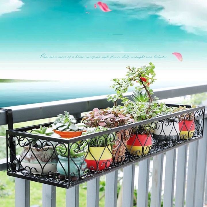 Flower Rack European Wrought Iron Railing Fancy Window Guardrail Wall ...