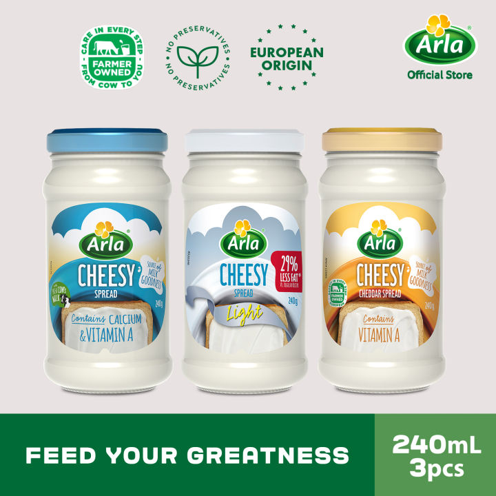 Arla Cheesy Spread 240g All Variants | Lazada PH