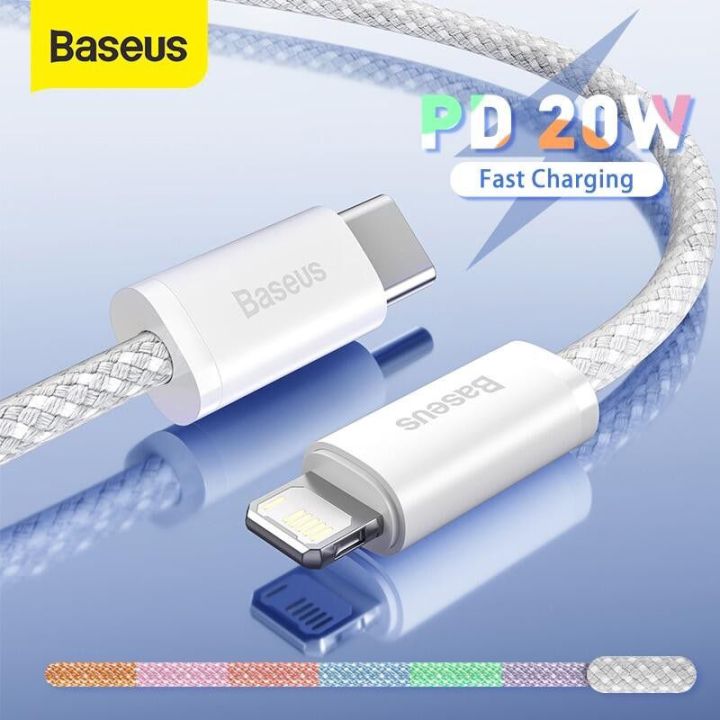 Baseus Dynamic Series Fast Charging Data Cable Type C To Ip 20w Lazada